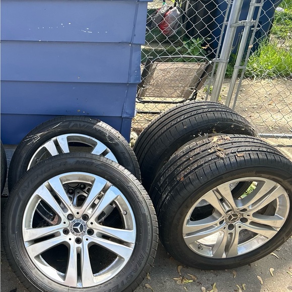 Other | Mercedesbenz Alloy Wheels With Tires Slightly Used | Poshmark